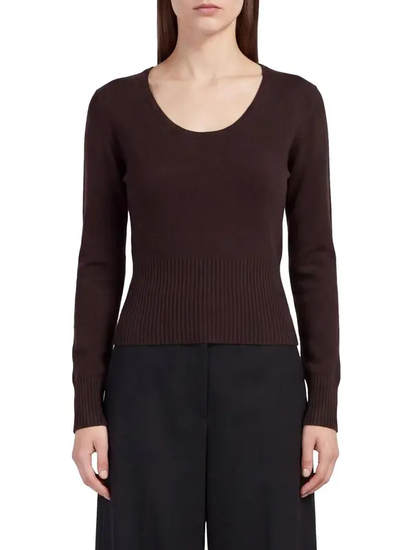 Max Mara Wool And Cashmere Jumper - Brown
