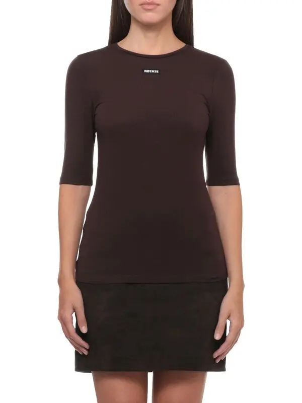 ROTATE BY BIRGER CHRISTENSEN 3/4 Sleeve Top - Brown