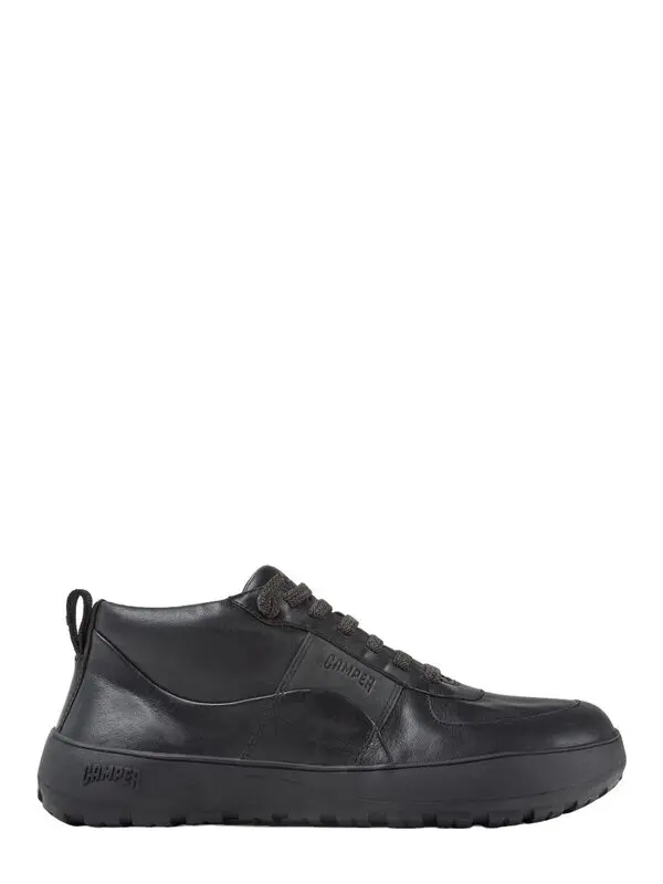 Camper Leather Ankle Boots - Black