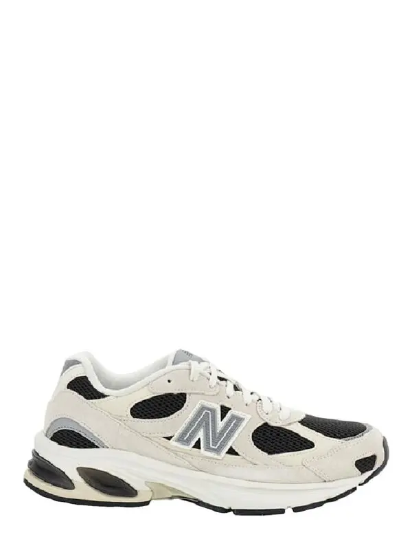 NEW BALANCE Suede And Mesh Trainers With Abzorbsbs Midsole - Grey