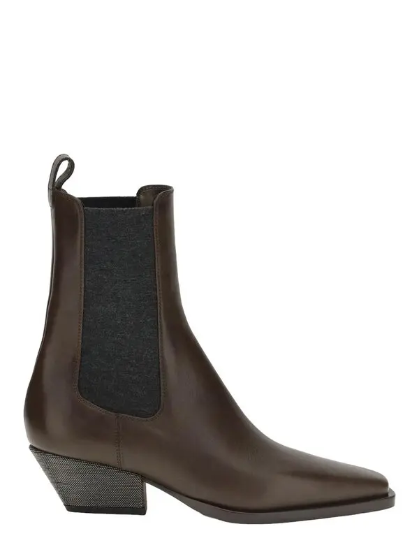 Brunello Cucinelli Chelsea Boots - Brown