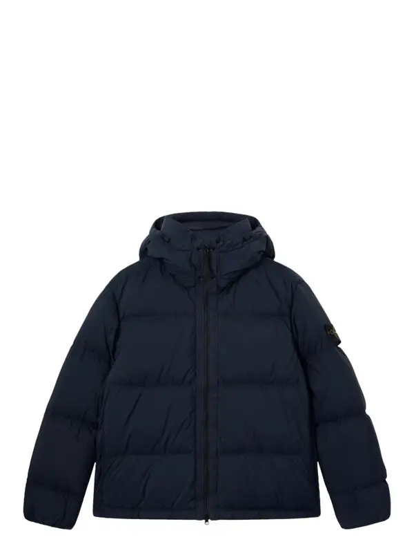 Stone Island Cordura Ripstop Matt Down Jacket - Blue