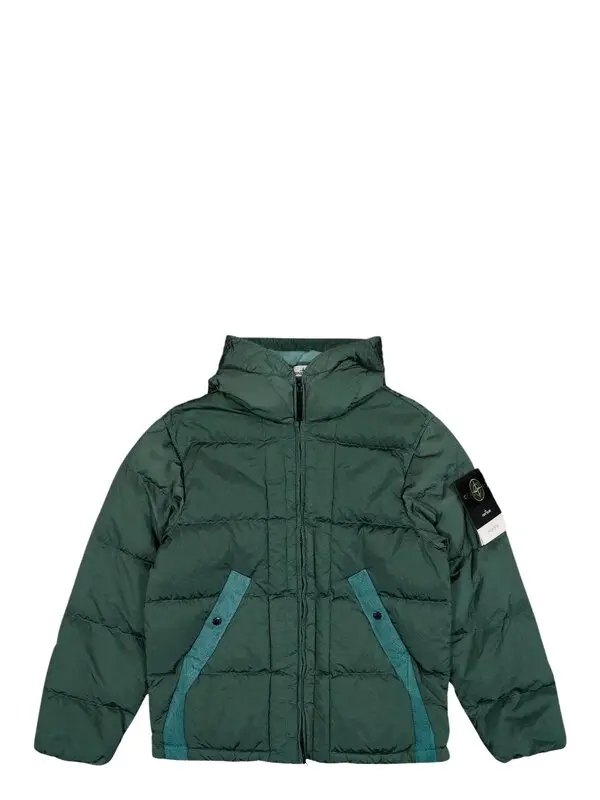Stone Island Padded Zip-up Jacket - Green