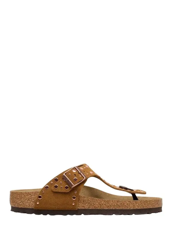 BIRKENSTOCK Rivet Detail Mini Sandals - Mink