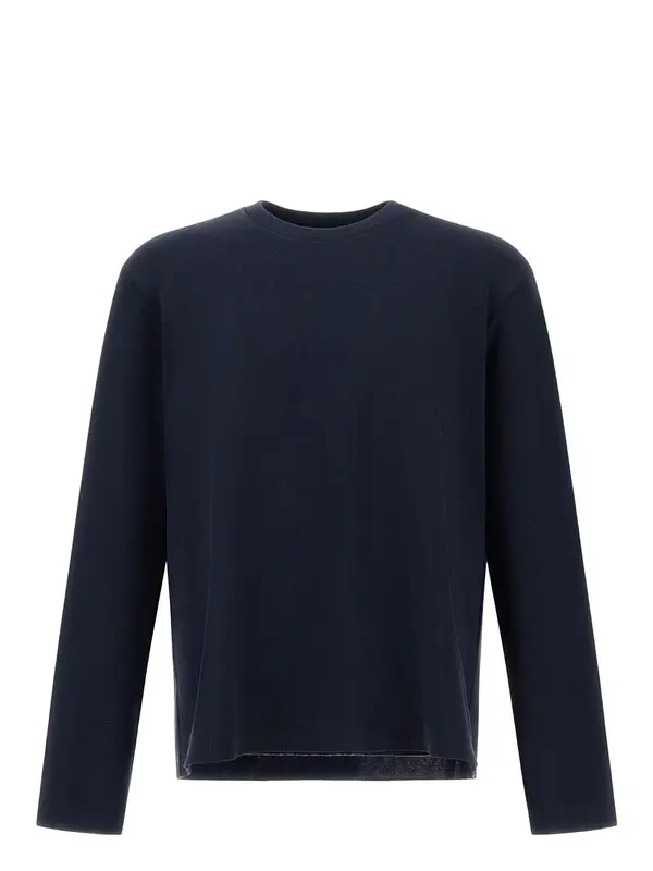 Herno Classic Cotton Long-sleeve T-shirt - Blue