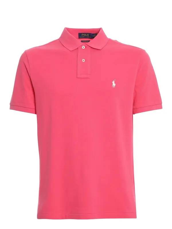 Ralph Lauren Custom Slim Fit Polo Shirt - Fuxia