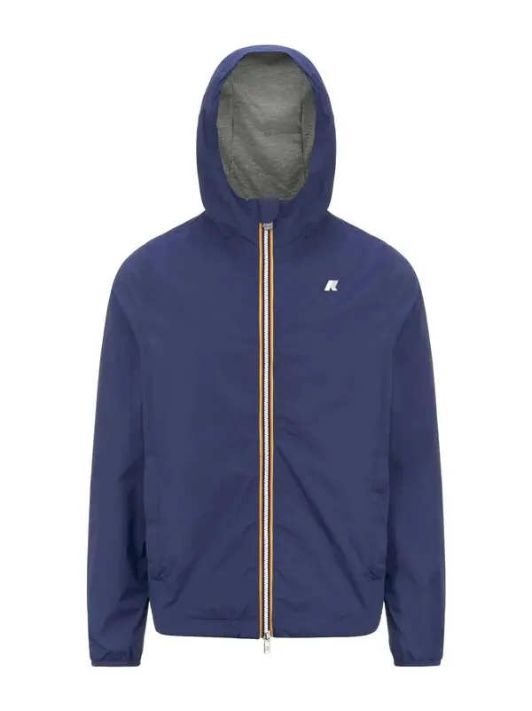 K-WAY Stretch Nylon Jersey Jacket - Blue Insignia