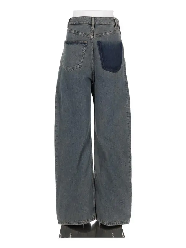MAISON MARGIELA High-rise Wide-leg Jeans - Blue