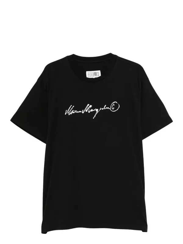 MAISON MARGIELA Graphic Logo T-shirt - Black