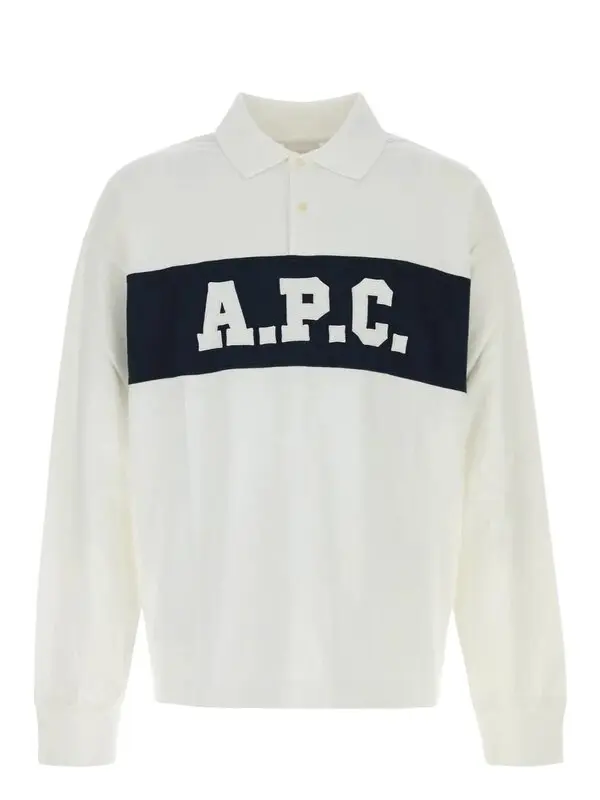 A.p.c. Timeless Polo Shirt - Blanc