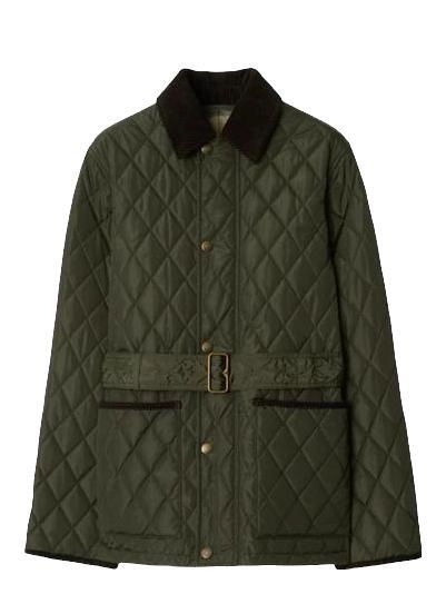 Burberry Elliston Quilted Jacket - Shale