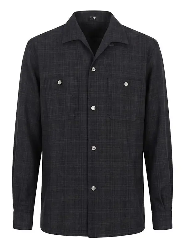 TAIGATAKAHASHI Sophisticated Sir Guand Mini Shirt - Black