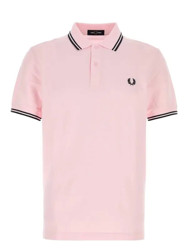 Fred Perry Lightweight Cotton Piqué Polo Shirt For - Pink
