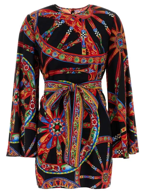 Dolce & Gabbana Stretch Crepe Dress - Printed
