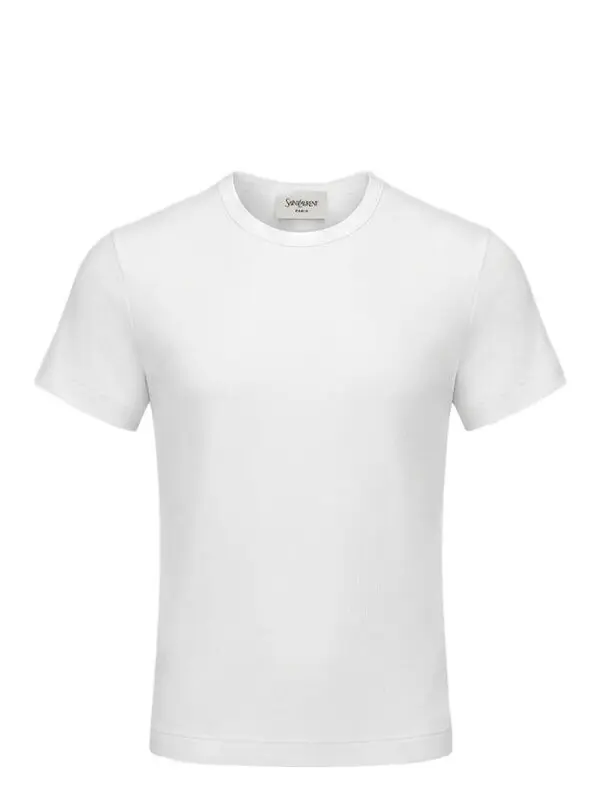 Saint Laurent Tailored Fit T-shirt - Blanc
