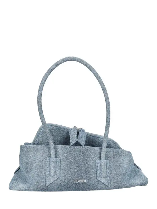 Attico Denim Shoulder Bag - Blue