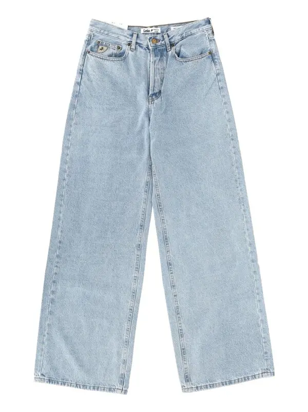 LOIS High-rise Wide-leg Jeans - Denim