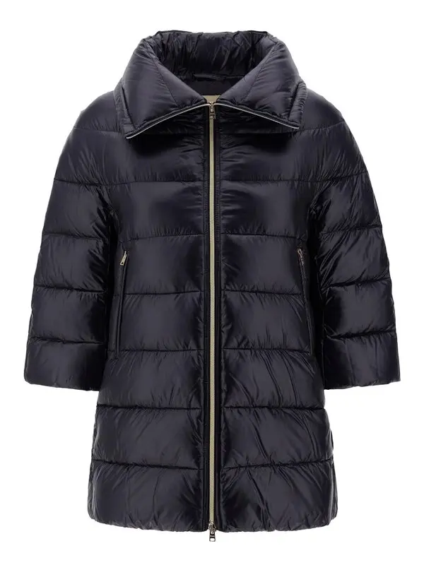 Herno Long Quilted Puffer Coat - Nero