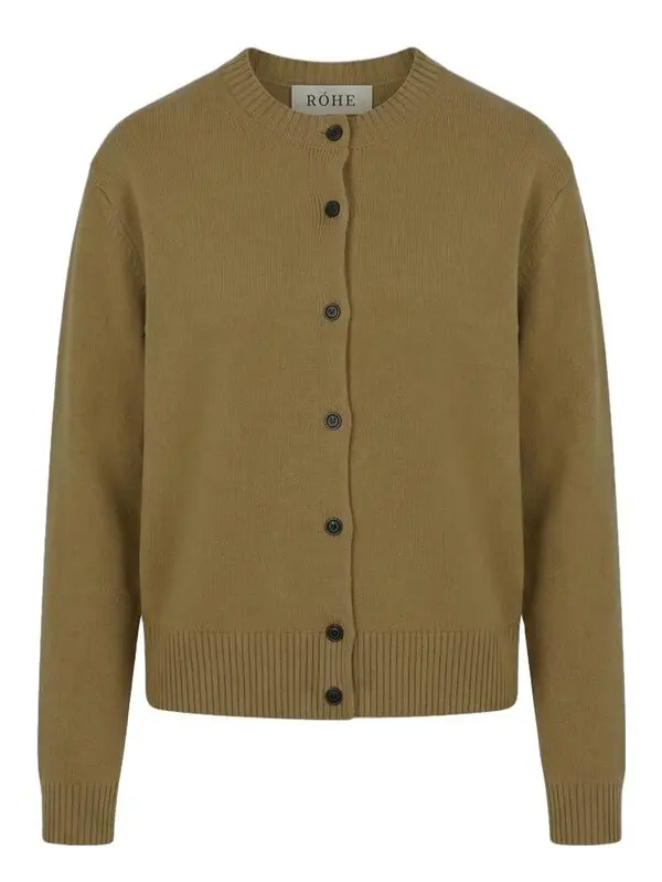 RÓHE Classic Cardigan - Camel