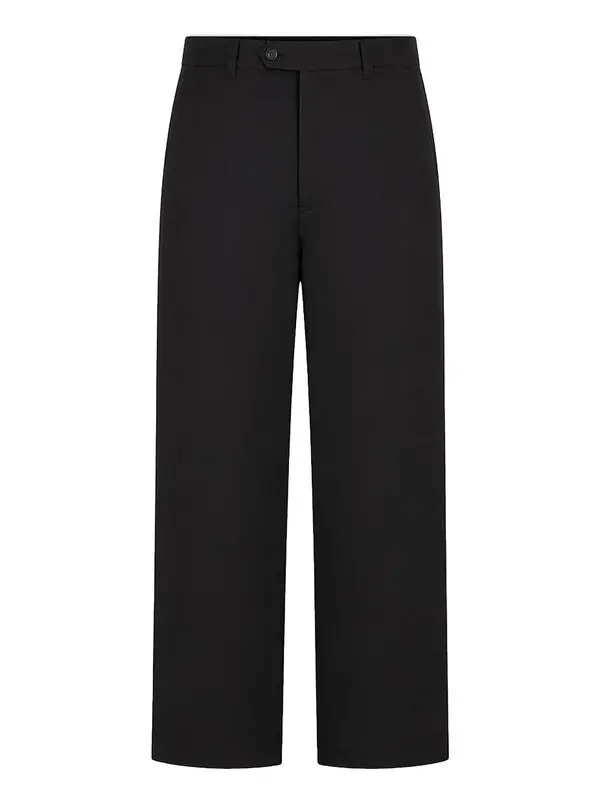 Comme Des Garçons Wool Tailored Pants - Black