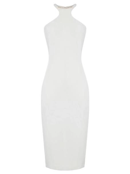 Elisabetta Franchi Elegant Mini Dress For Spring/summer 2026 - Nude