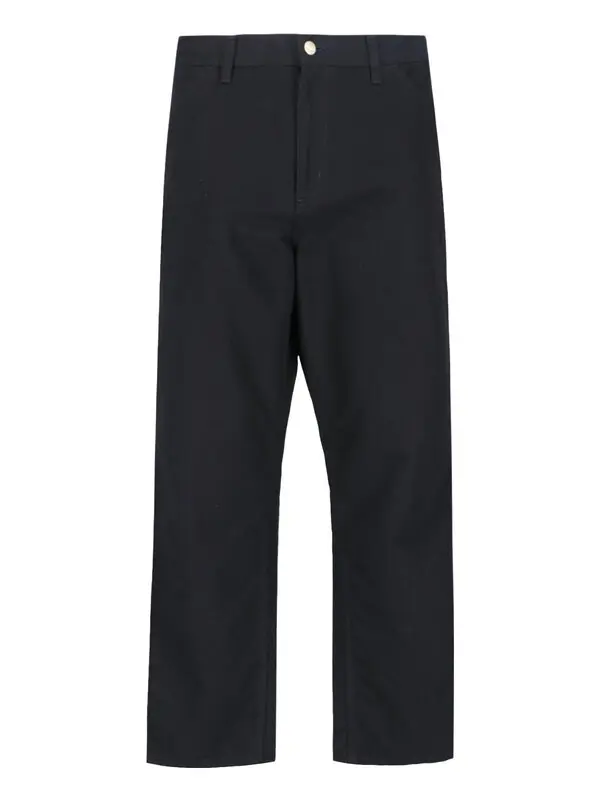 Carhartt Work In Progress 100% Organic Cotton Workwear Trousers - Black