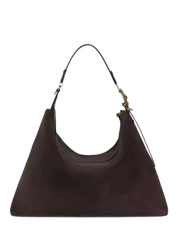 Etro Large Suede Rosette Bag - Brown