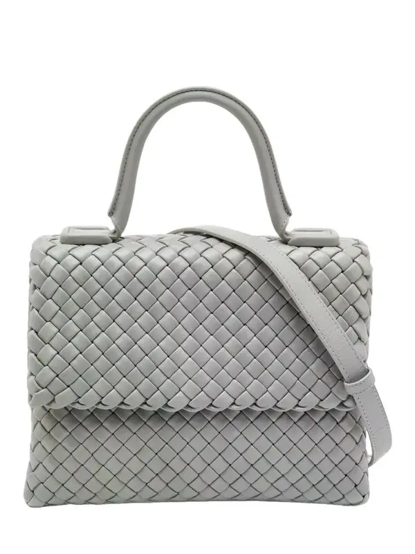 Bottega Veneta Patti Intrecciato Tote Bag - Grey