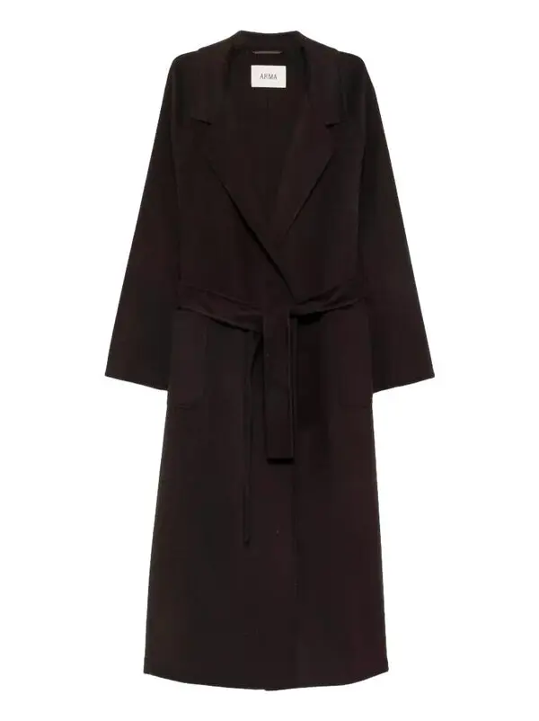 ARMA Suza Belted Coat - Brown
