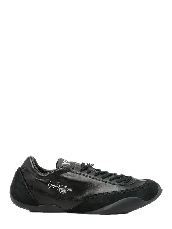 Y3 Low-top Sneakers With Paneled Design - Black