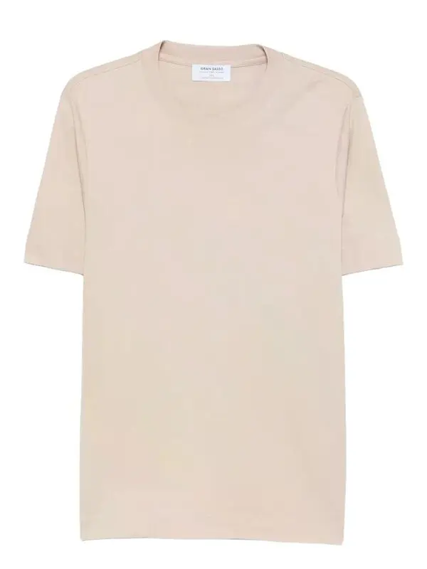 GRAN SASSO Crew-neck T-shirt - Neutrals