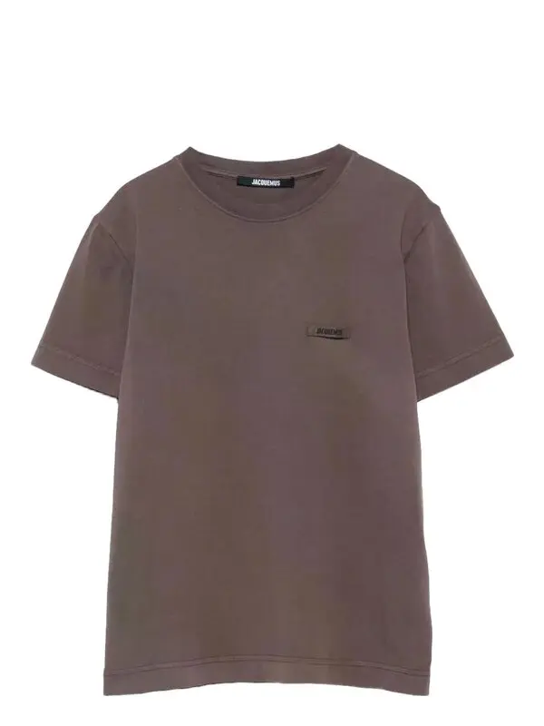 Jacquemus Short Sleeves T-shirt - Brown