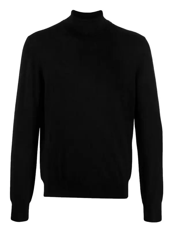 BARBA NAPOLI Roll-neck Sweater - Black