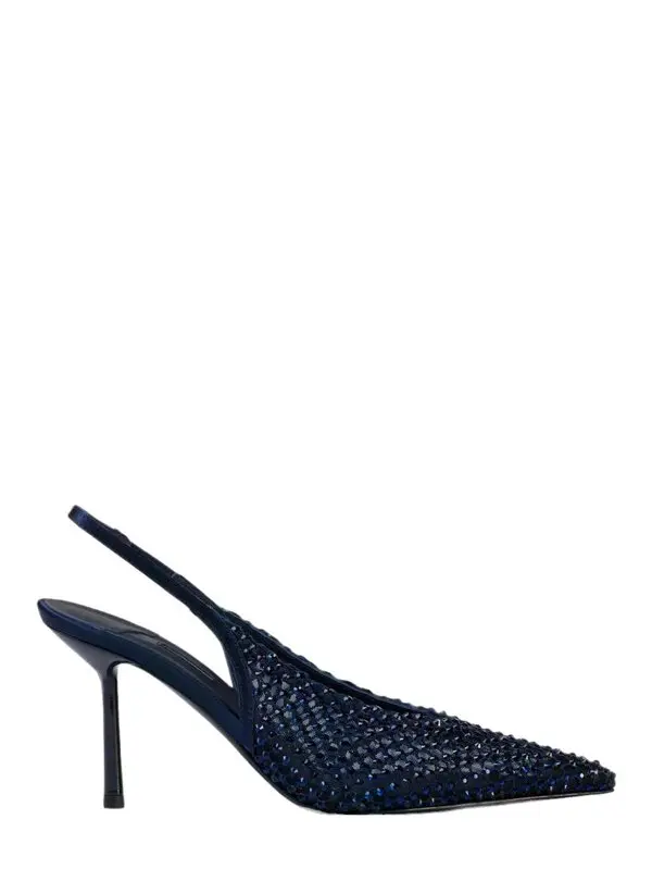 LE SILLA Gilda Crystal-embellished Slingback Pumps - Blue