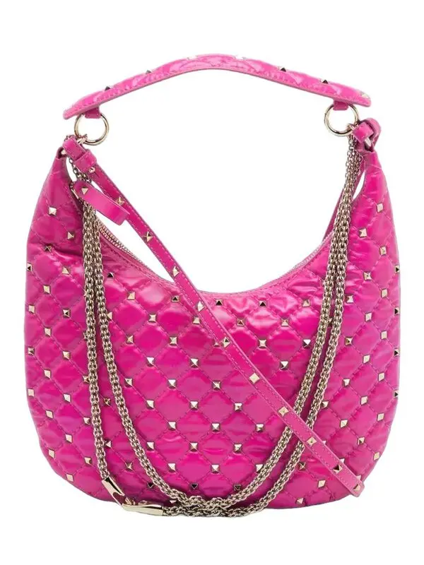 Valentino Garavani Rockstud Spike Shoulder Bag - Pink