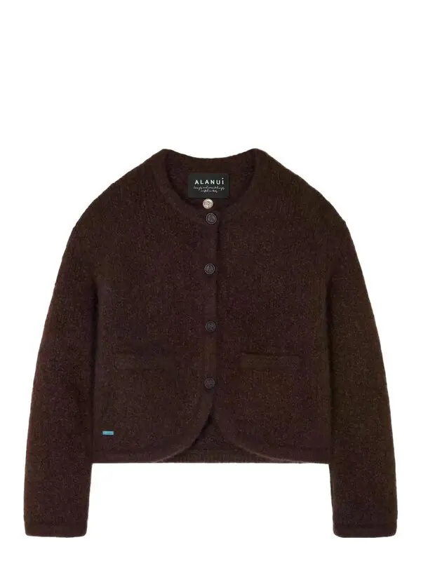 Alanui Finest Horn-button Cardigan - Brown