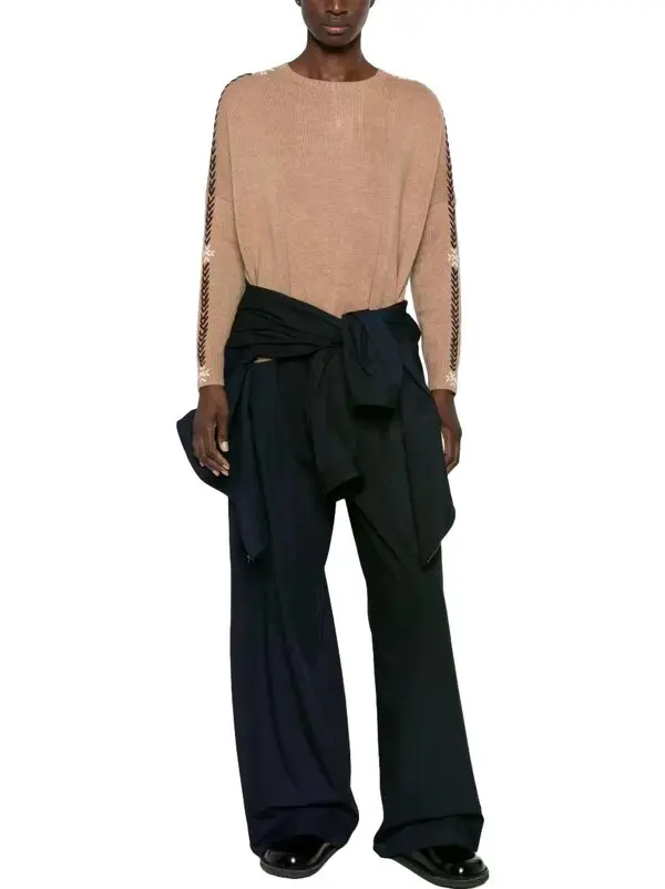 KUJTEN Amea Snow Long-sleeves Sweater - Brown
