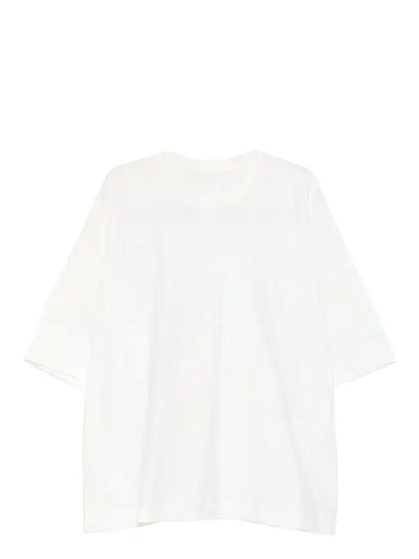 Issey Miyake Logo-print T-shirt - White