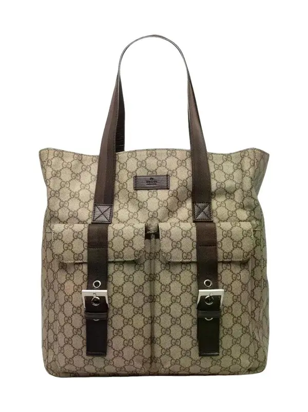 Gucci Gg Supreme Tote Bag - Neutrals