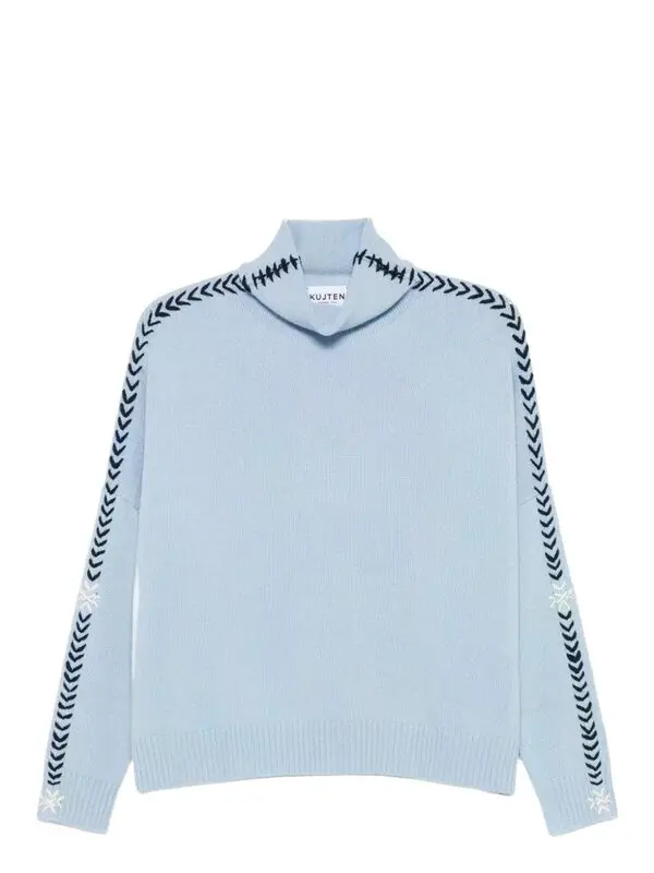 KUJTEN Thea Snow Long-sleeves Sweater - Blue