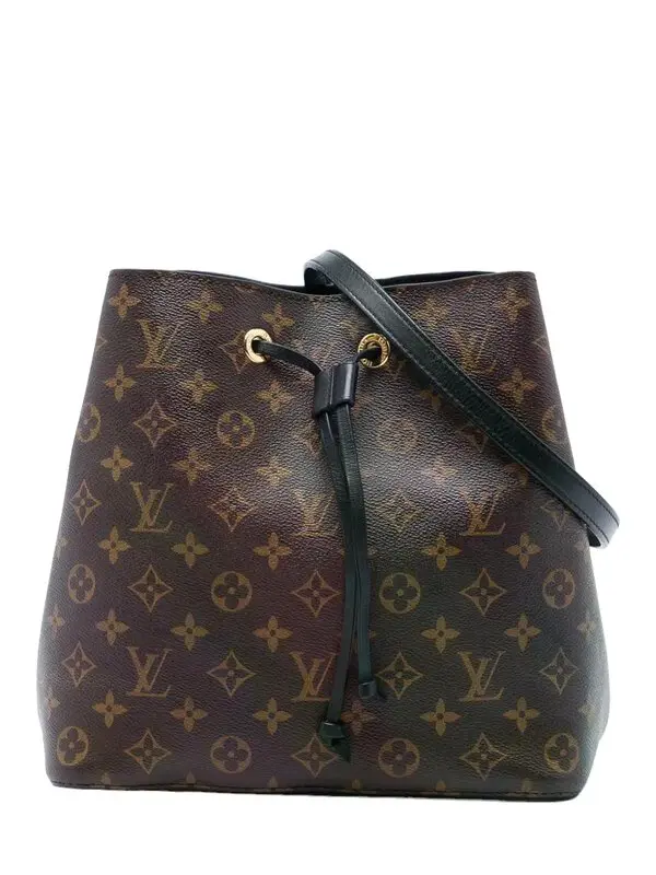 LOUIS VUITTON 2017 Monogram Neonoe Mm Bucket Bag - Black