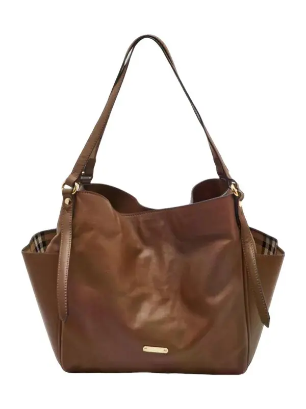 Burberry Canterbury Leather Tote Bag - Brown