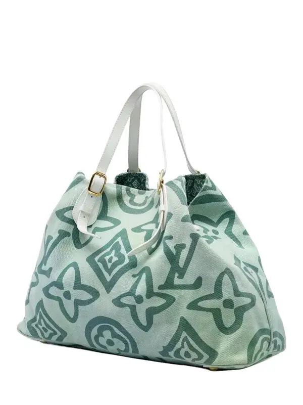 LOUIS VUITTON Monogram Tahitienne Cabas Gm Tote Bag - Green