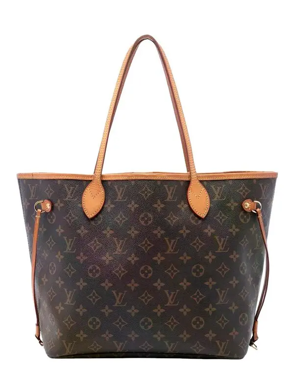 LOUIS VUITTON Monogram Neverfull Mm Tote Bag - Brown