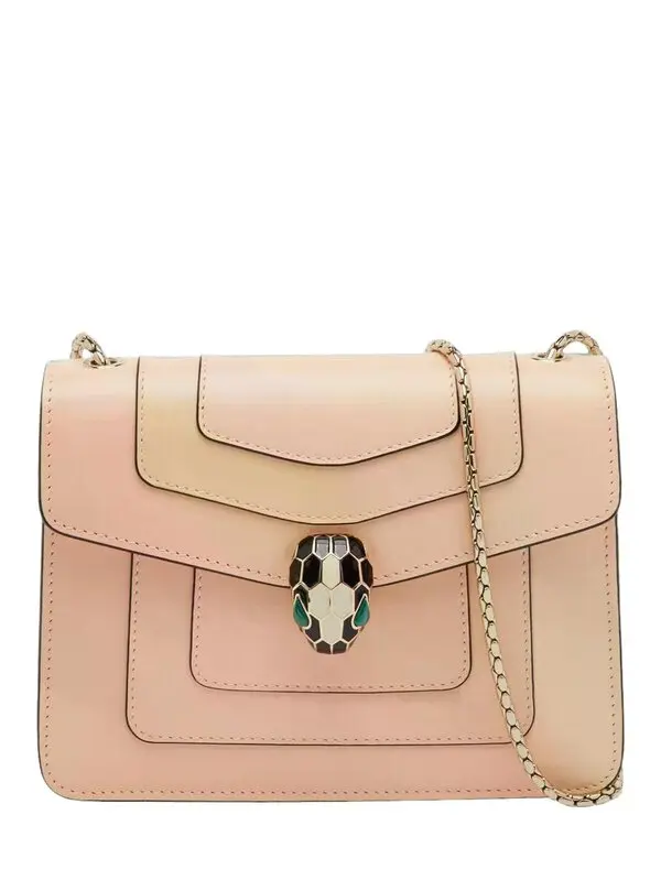BVLGARI Serpenti Forever Flap Shoulder Bag - Neutrals