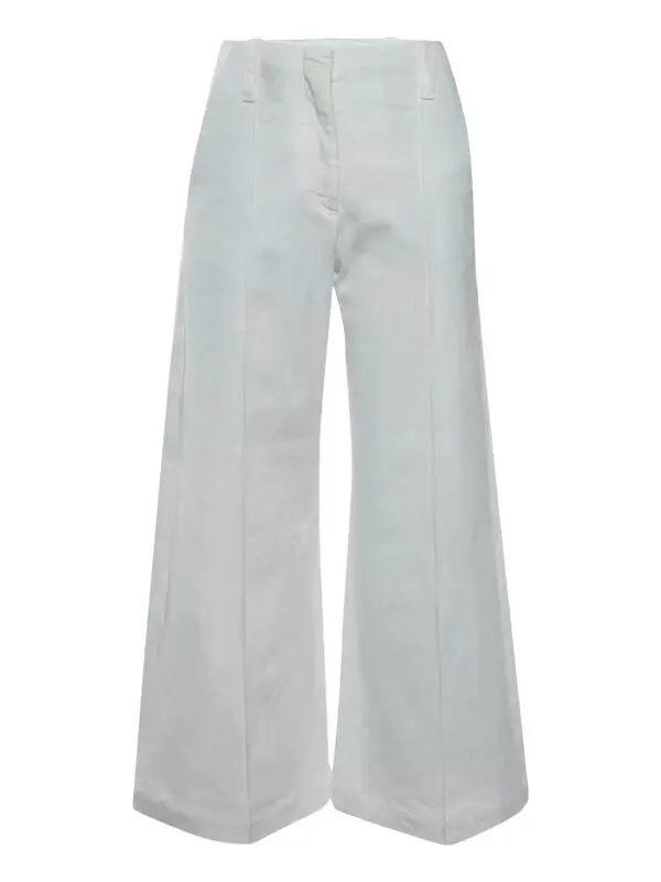 Bottega Veneta Wide Leg Jeans - White