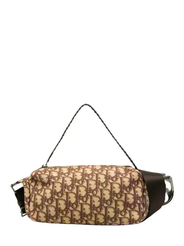 Dior Oblique Canvas Flight Shoulder Bag - Brown