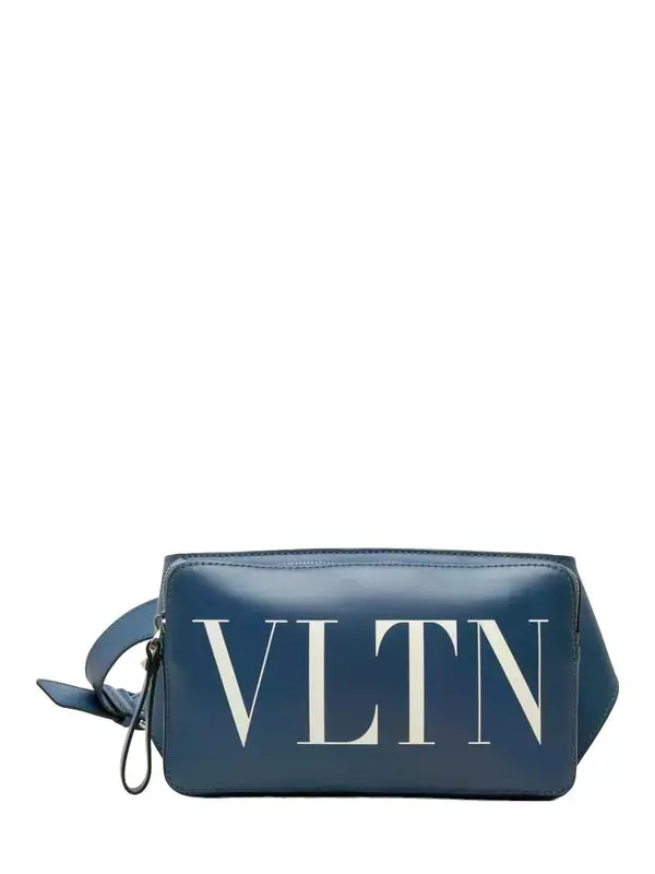 Valentino Garavani Leather Vltn Belt Bag - Blue