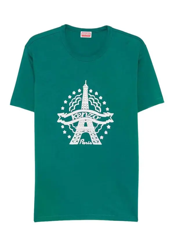 Kenzo Eiffel Tower T-shirt - Green