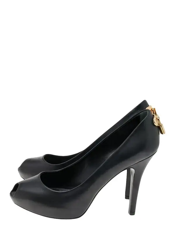 LOUIS VUITTON Oh Really! Peep-toe Sandals - Black